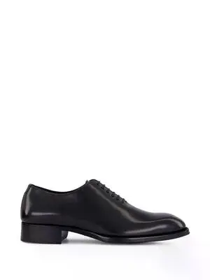 TOM FORD Lace-up Leather Oxford Shoes - Black