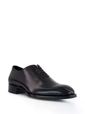 TOM FORD Lace-up Leather Oxford Shoes - Black
