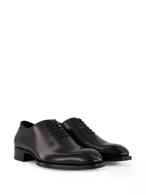 TOM FORD Lace-up Leather Oxford Shoes - Black