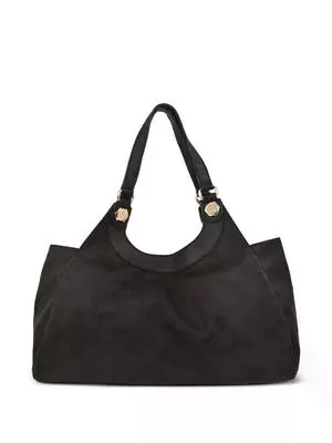 Gucci 1990-2000s Gg-canvas Tote Bag - Black