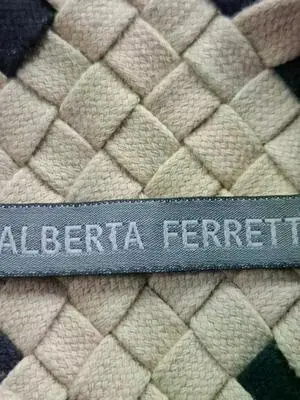 Alberta Ferretti Fringed Woven Top
