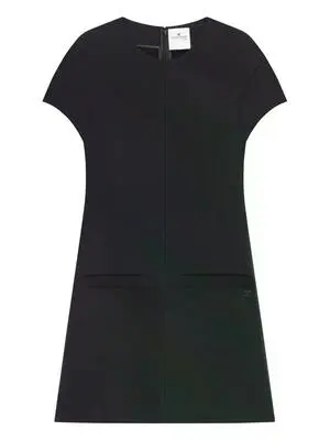 Black Mini Dress with Pockets