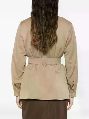 Max Mara Belted Fitted Jacket