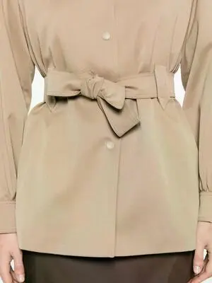 Max Mara Belted Fitted Jacket