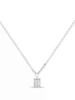LB EXCLUSIVE Diamond Pendant Necklace - Silver