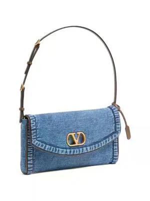 Valentino Garavani Devain Denim Shoulder Bag