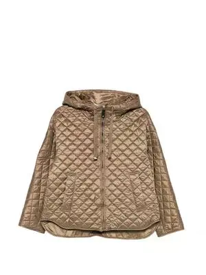 Max Mara Quilted Zip-up Jacket