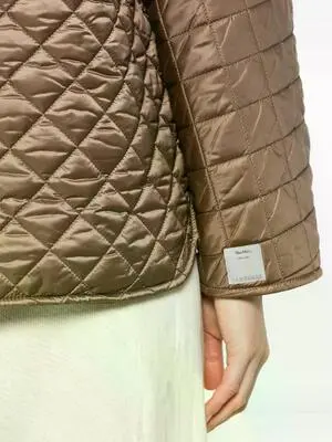 Max Mara Quilted Zip-up Jacket