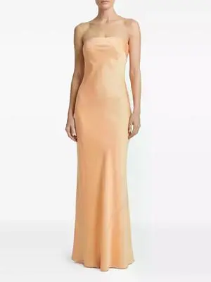 FORTE_FORTE Strapless Maxi Dress - Orange