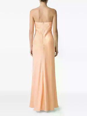 FORTE_FORTE Strapless Maxi Dress - Orange