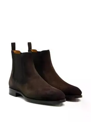 Magnanni Suede Chelsea Boots - Brown