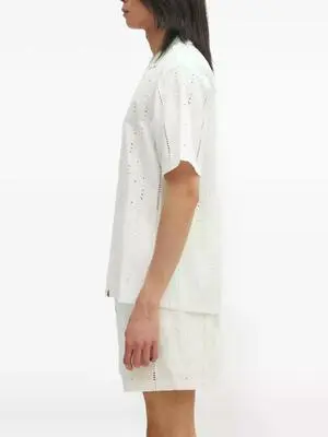A BATHING APE Broderie-anglaise Shirt - Neutrals