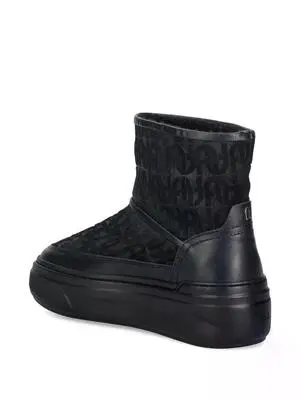 Furla Logo Print Ankle Boots