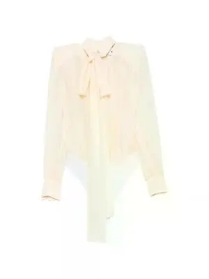 Elisabetta Franchi Tie Detailed Blouses