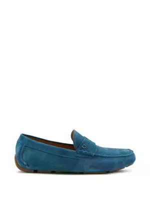 FERRAGAMO Metal Trim Flat Loafers