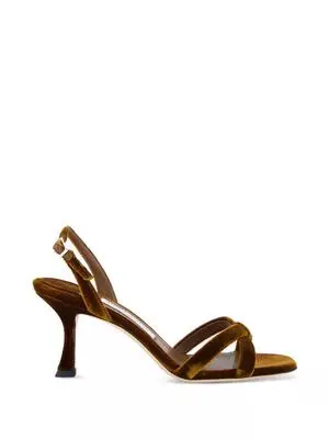 JIMMY CHOO Elsy Velvet Sandals