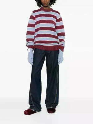 CHARLES JEFFREY Striped Gloves Sweater