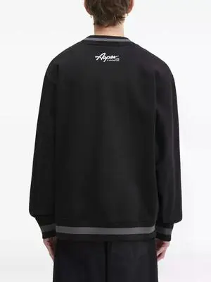 AAPE BY *A BATHING APE V-neck Patch-embroidered Cardigan
