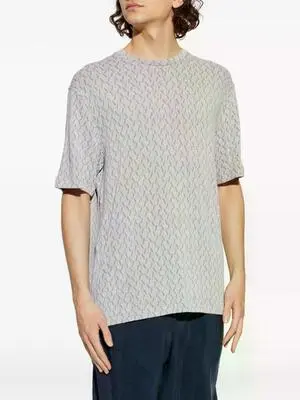 Giorgio Armani Geometric-patterned T-shirt