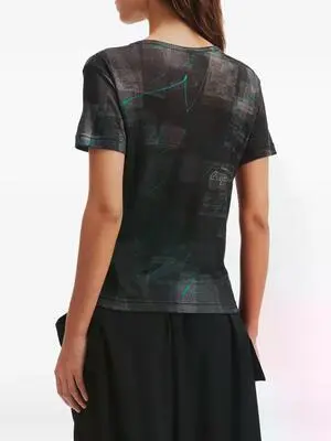 Y’s Printed Crew-neck T-shirt