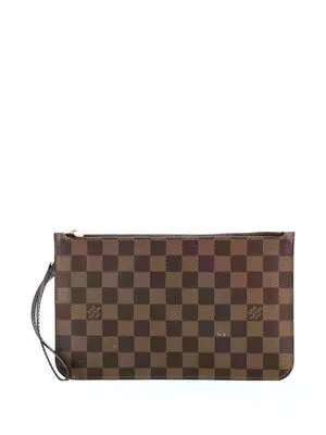 LOUIS VUITTON Neverfull Pochette Damier Large Pouch