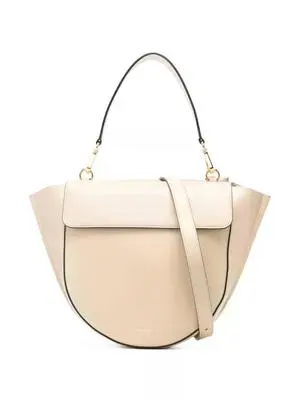 WANDLER Hortensia Flap Shoulder Bag - Neutrals