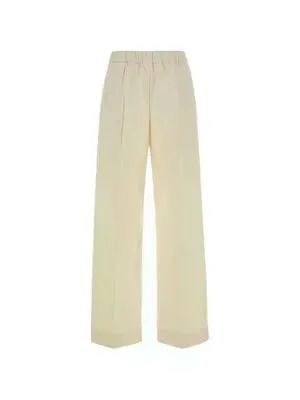 JIL SANDER Wide-leg Cotton Trousers