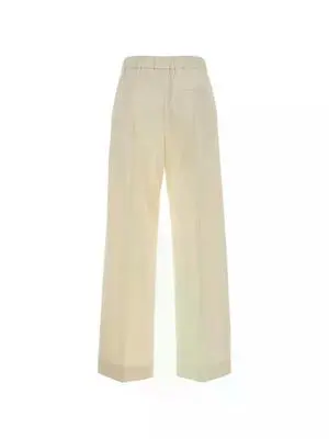 JIL SANDER Wide-leg Cotton Trousers