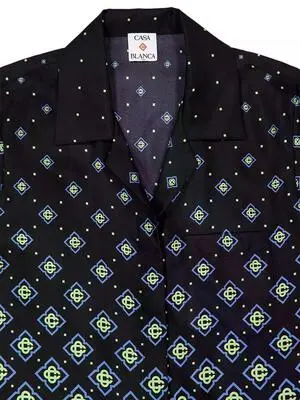 Casablanca Monogram Silk Shirt