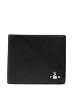 VIVIENNE WESTWOOD Orb-plaque Wallet - Black