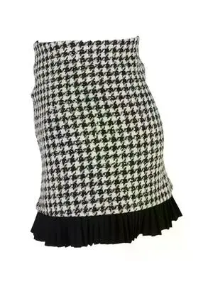 Sandro Houndstooth Mini Skirt