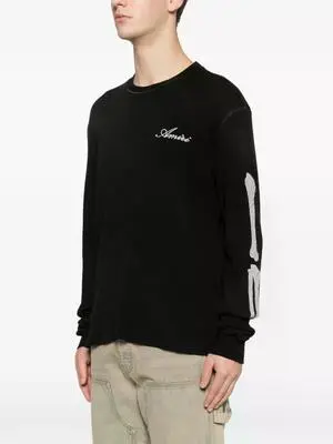 Amiri Bones-motif T-shirt - Black