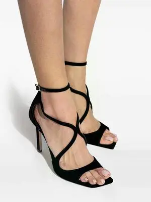 JIMMY CHOO Azia Sandals - Black