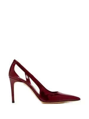 STUART WEITZMAN Cut-out Pointed Pumps - Red