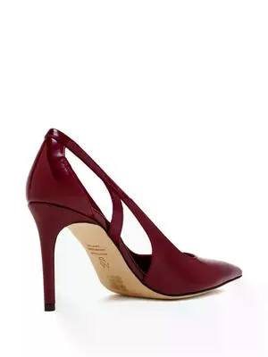 STUART WEITZMAN Cut-out Pointed Pumps - Red