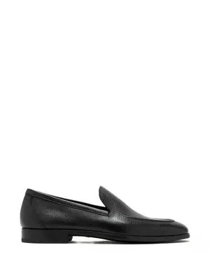 Magnanni Pebbled-leather Loafers