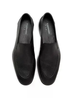 Magnanni Pebbled-leather Loafers