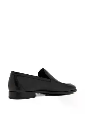 Magnanni Pebbled-leather Loafers