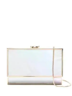Simkhai Maddox Mirror Clutch - Gold