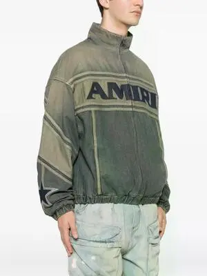 Amiri Logo Denim Jacket - Blue