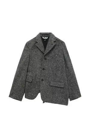 BLACK COMME DES GARÇONS Button Flap-pocket Blazer