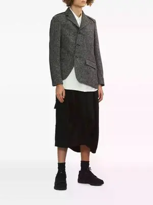 BLACK COMME DES GARÇONS Button Flap-pocket Blazer