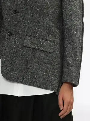 BLACK COMME DES GARÇONS Button Flap-pocket Blazer