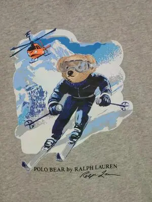 Polo Ralph Lauren Polo Bear Crew-neck Printed Sweater - Grey