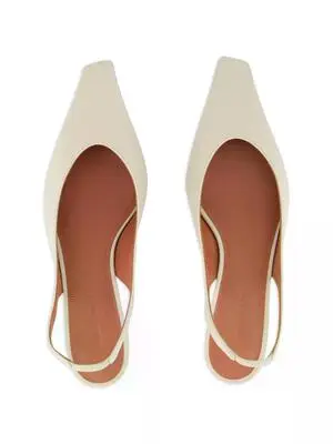 Amina Muaddi Jamie Slingback Pumps