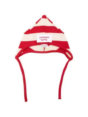 Charles Jeffrey Loverboy Striped Beanie Hats For Women