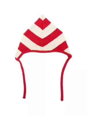 CHARLES JEFFREY Spike Striped Beanie