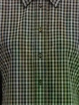 RÓHE Shaped Checkered Shirt - Black