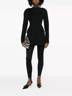 Sportmax Spxangus Shoulder Pad Mini Dress