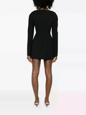 Sportmax Spxangus Shoulder Pad Mini Dress